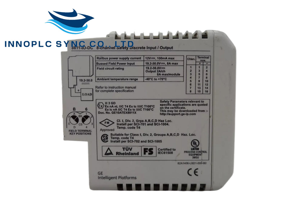 MTL Instruments|8104-AO-IP-03|8-Channel Analog Output Module